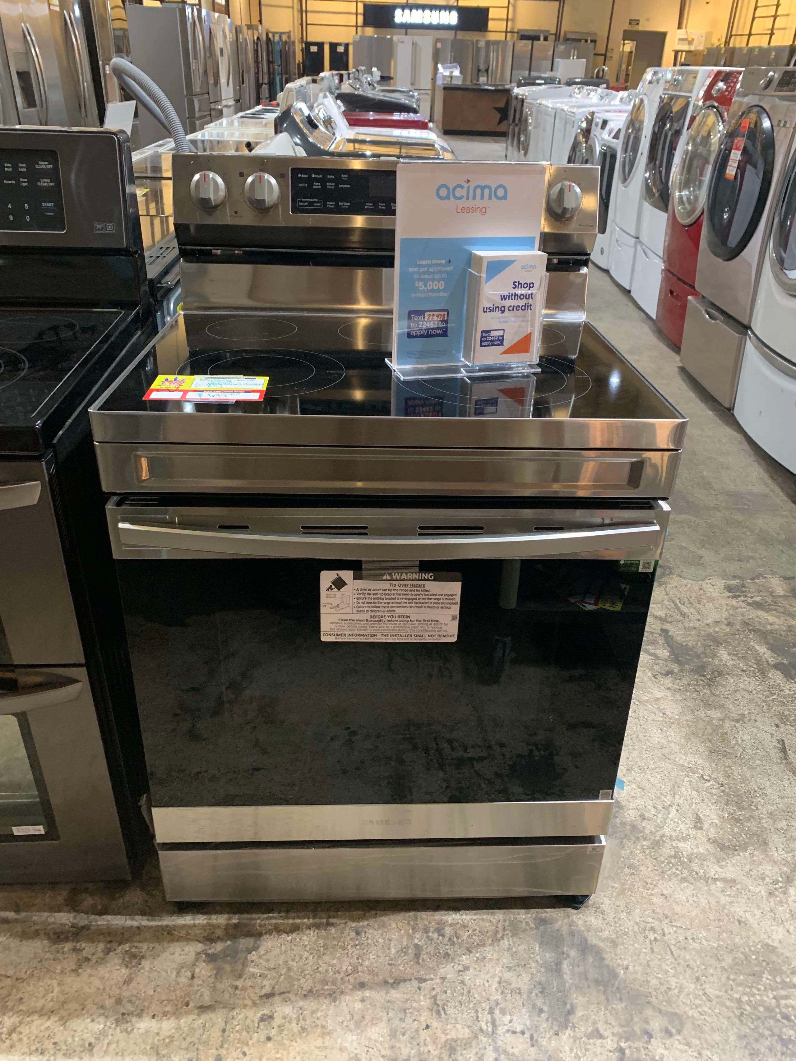 Samsung Electric Stove, Stainless Steel NE63A6511SS | City Appliance